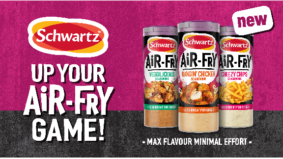 Schwartz #UpYourAirfryGame: Air-Fry Seasoning Terms and Conditions