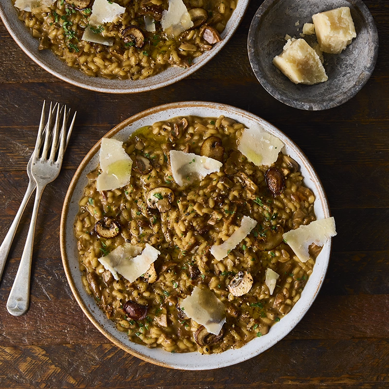 mushroom risotto recipe | Schwartz